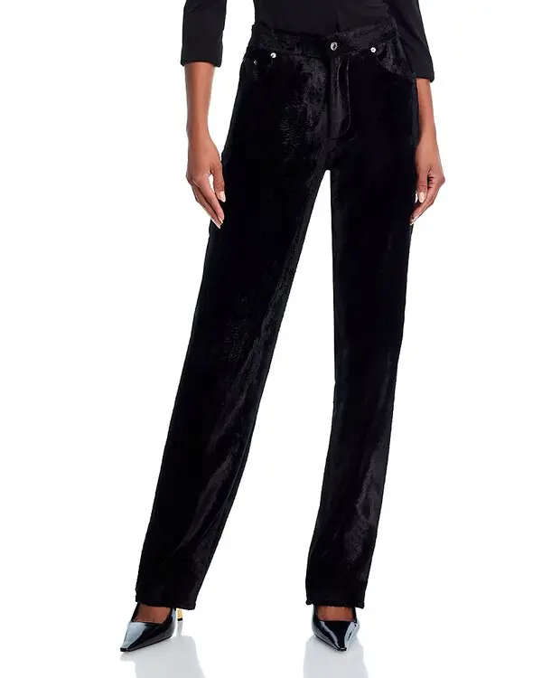 Helmut Lang Pony High-rise Straight Pants