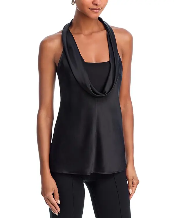 Helmut Lang Silk U Neck Top