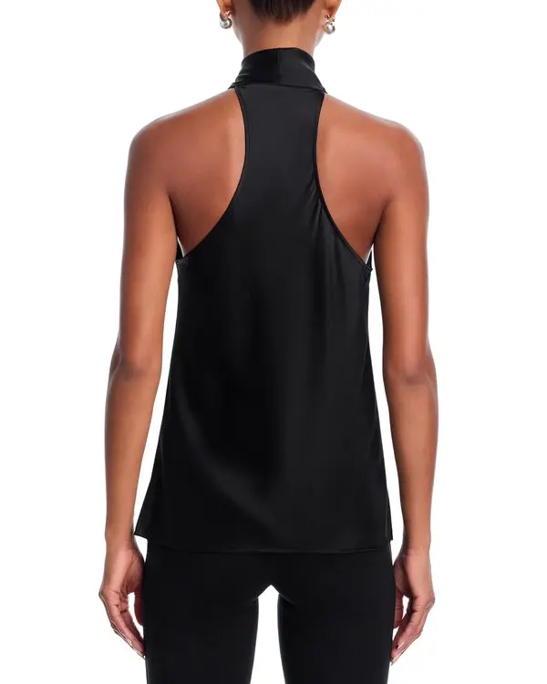 Helmut Lang Silk U Neck Top