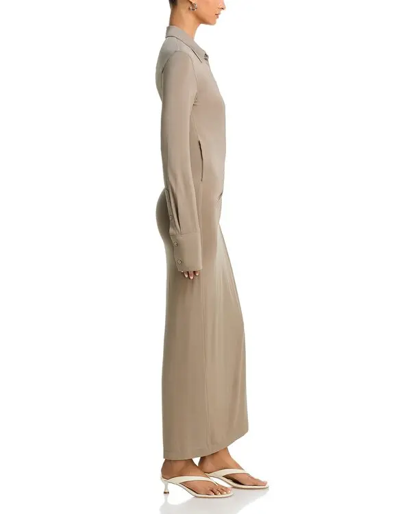 Helmut Lang Twisted Maxi Shirtdress - Fallenrock