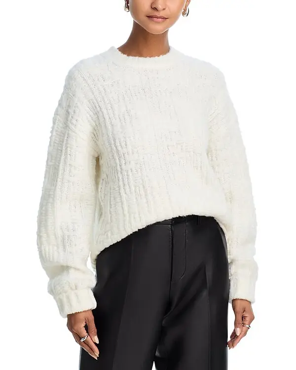 Helmut Lang Merino Wool Blend Crewneck Sweater