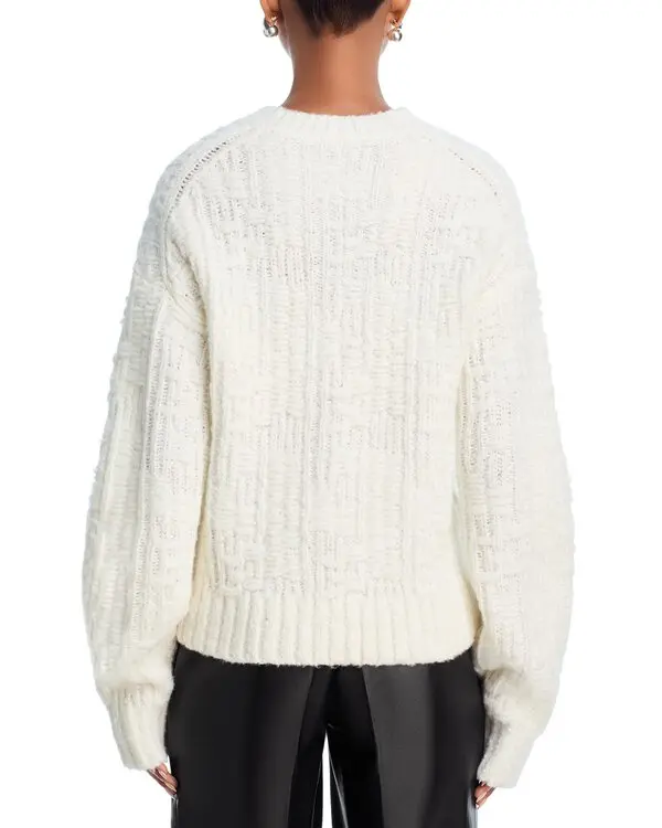 Helmut Lang Merino Wool Blend Crewneck Sweater