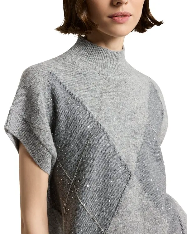 Peserico Knitted Short Sleeve Sweater
