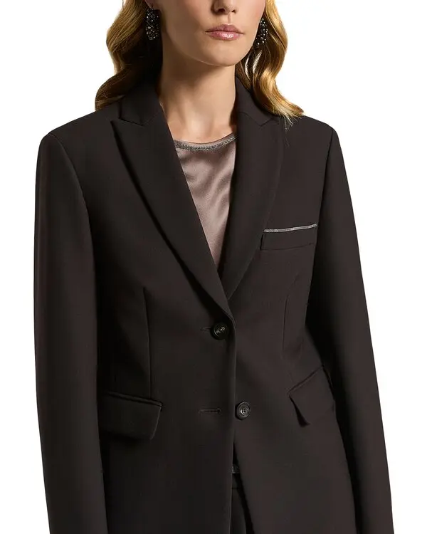 Peserico Two-button Blazer Notched Lapel