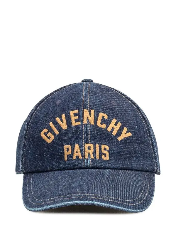 Givenchy Paris Embroidered Logo Baseball Cap - Blue