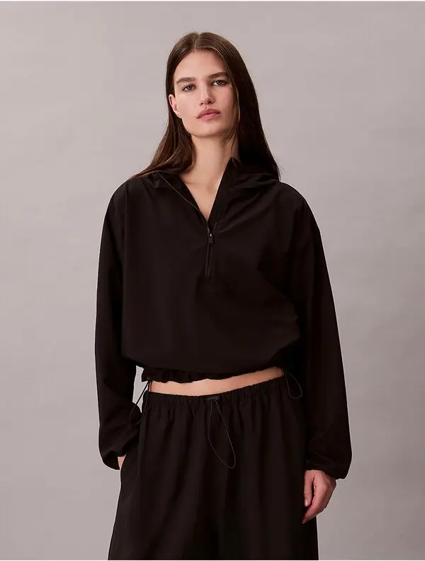 Calvin Klein Woven Parachute Jacket - Black