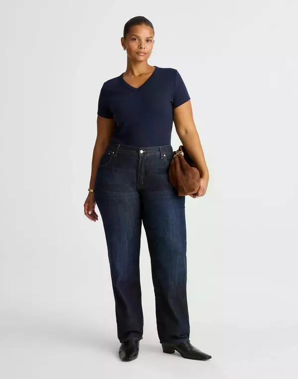Madewell The Plus Dean Easy Straight Jean
