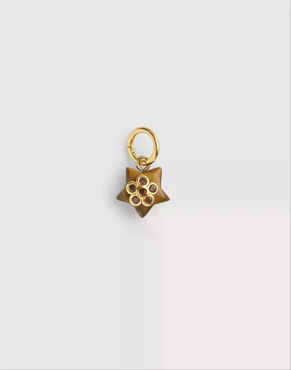 Madewell Star Charm - Tigers Eye