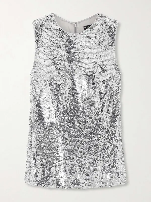Dolce & Gabbana Sequined Satin Top