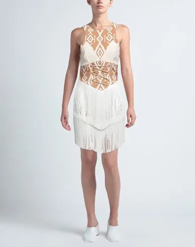 Elisabetta Franchi Mini Geometric-print Dress