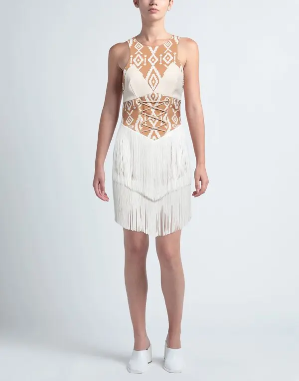 Elisabetta Franchi Mini Geometric-print Dress