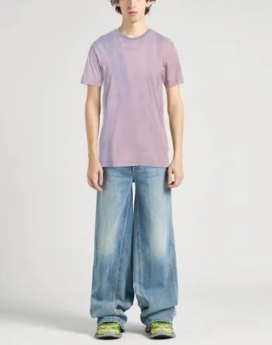 OFF-WHITE™ Off-white T-shirt Mauve Size Cotton, Polyester