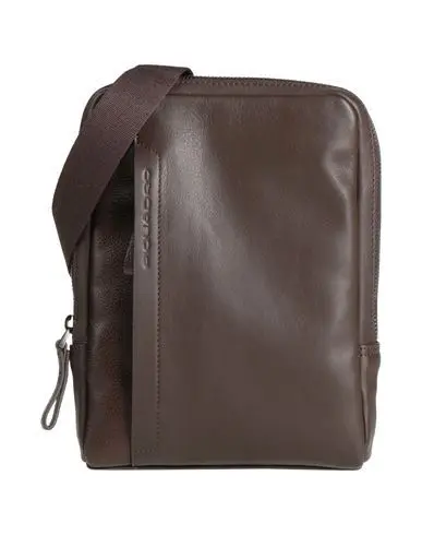 PIQUADRO Cross-body Bag In Leather - Brown
