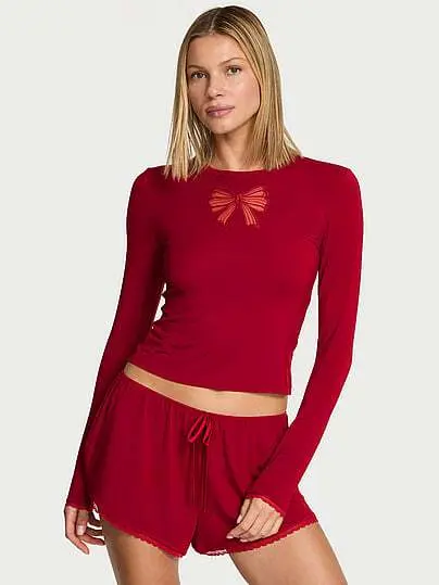 Victoria's Secret Modal Soft Bow Set - Red