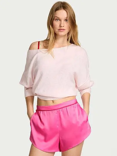 Victoria's Secret Satin Sleep Shorts - Pink