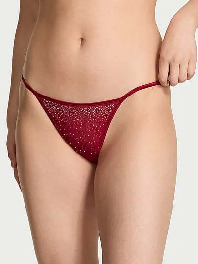 Pink Wink String Bikini - Red