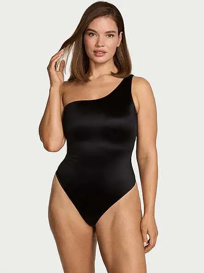 Victoria's Secret Sosleek™ One-shoulder Bodysuit - Black
