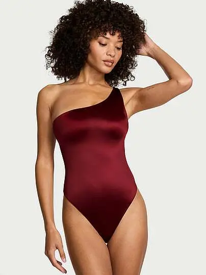 Victoria's Secret Sosleek™ One-shoulder Bodysuit - Red