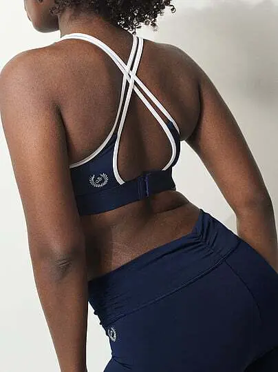 Pink Relay™ Strappy Medium-support Sports Bra - Blue