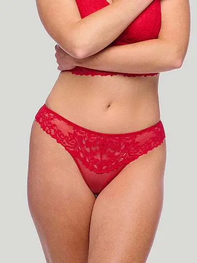 Victoria's Secret Cosabella Carmela Thong Panty - Red