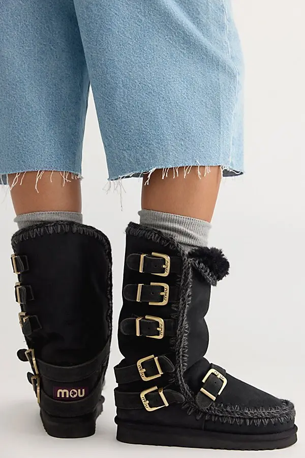 Mou Bergy Buckle Boots