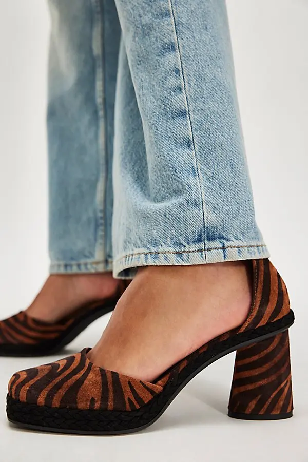 Free People In The Wild Platform Heels