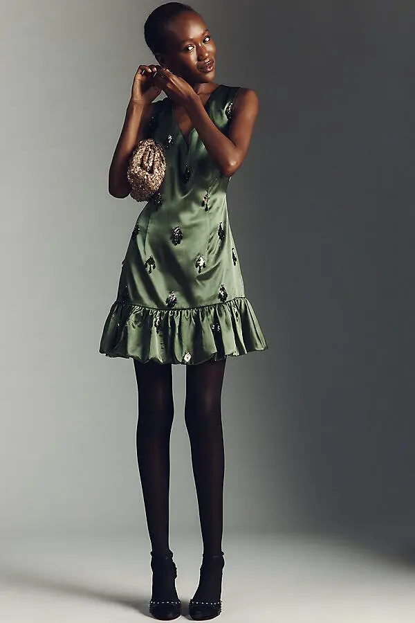HOPE FOR FLOWERS BY TRACY REESE Embellished Shift Dress
