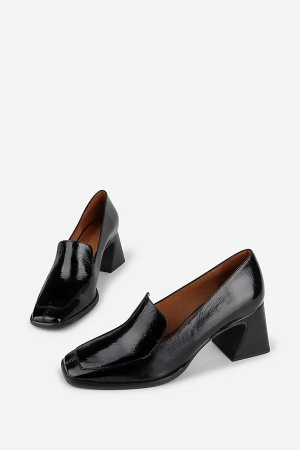 Intentionally Blank Mosa Heeled Loafers - Black
