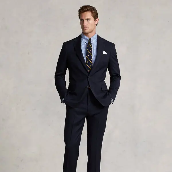 Ralph Lauren Polo Tailored Fit Wool Serge Suit - Classic Navy