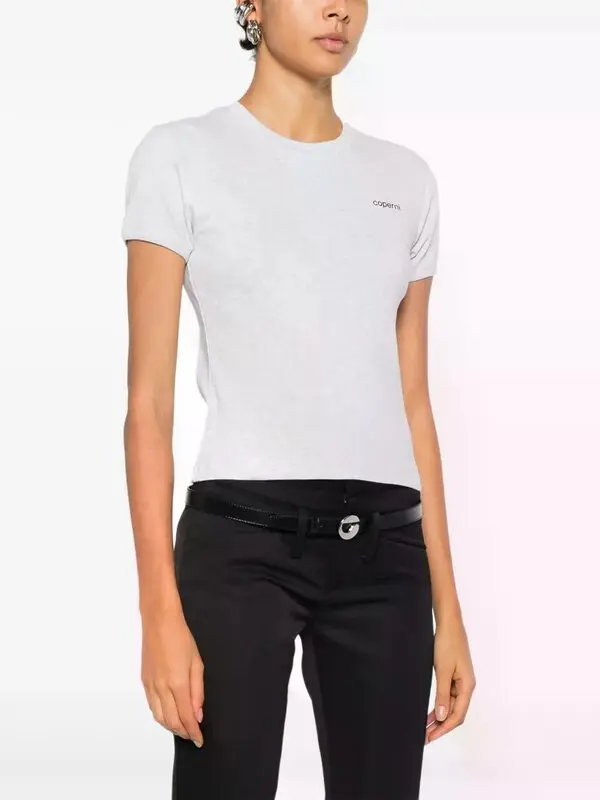 Coperni Mélange-effect T-shirt - Grey