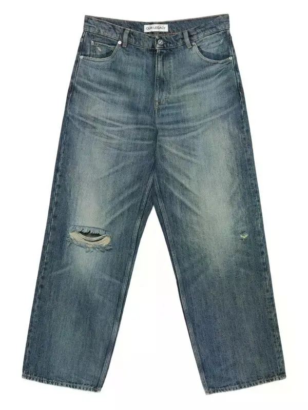 Our Legacy Vast Cut Distressed Jeans