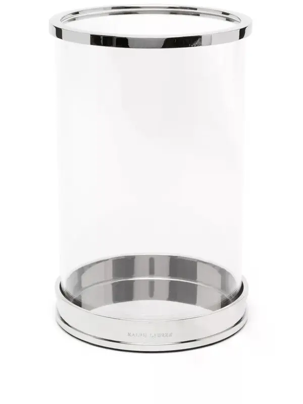 Ralph Lauren Mini Hurricane Candle Holder - Silver