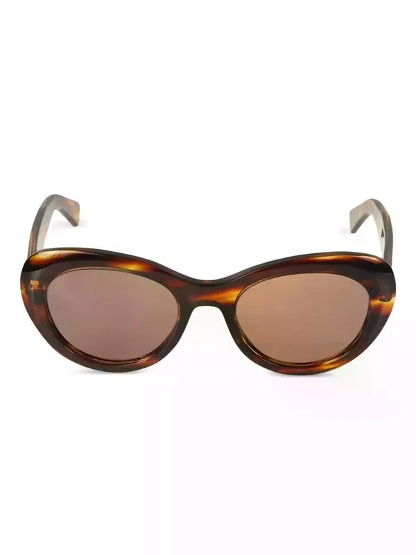 Kàdor Capri Oval-frame Sunglasses - Brown