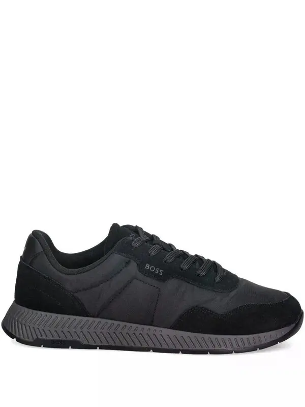 BOSS Lace-up Sneakers - Black