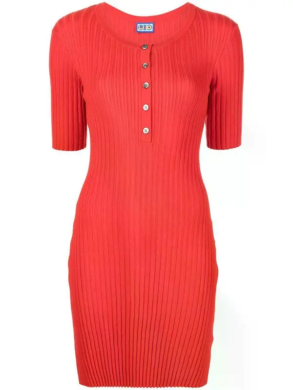 Lhd Samphire Knitted Dress - Red