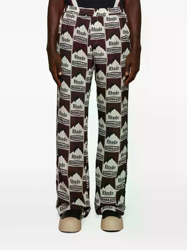 Rhude Graphic Print Trousers
