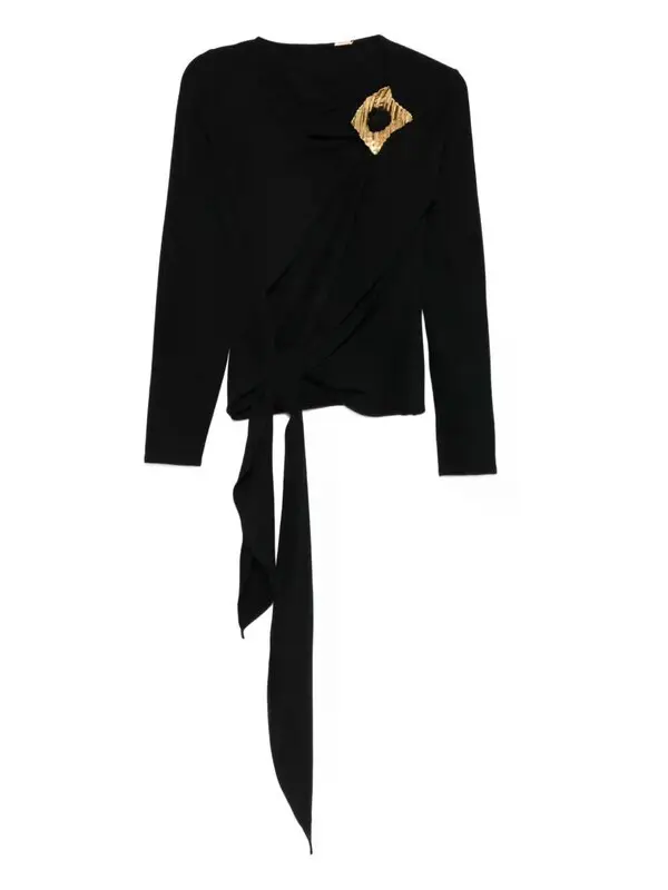 Cult Gaia Stassi Long Sleeve Top