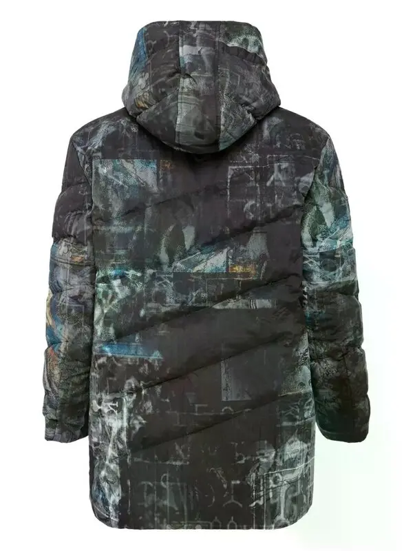 Yohji Yamamoto Graphic-print Padded Jacket