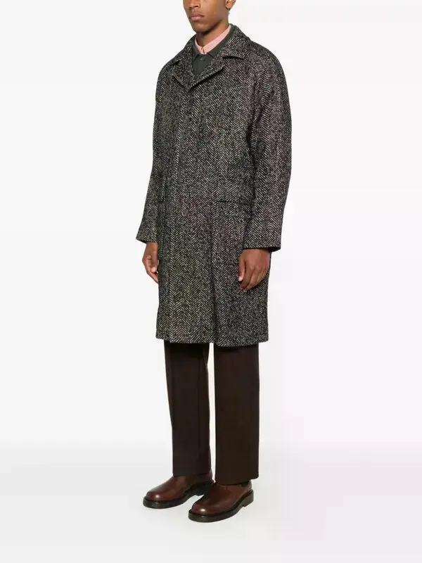 Tagliatore Loyds Herringbone Pocket Coat