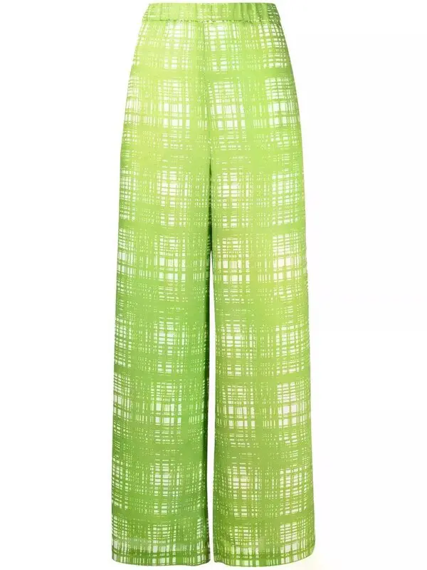 Mihara Yasuhiro Checked Pattern Trousers