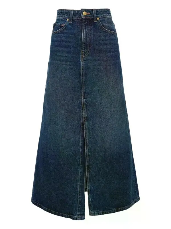 Ulla Johnson Anais Maxi Denim Skirt