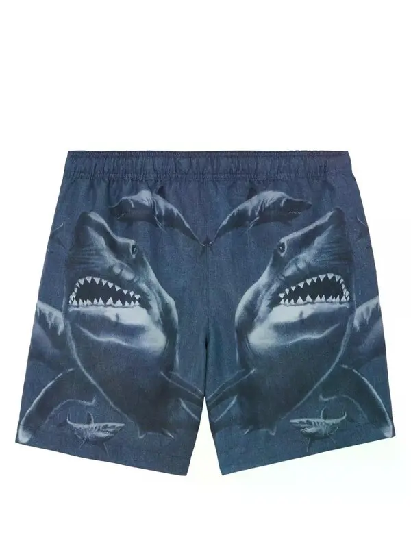 Burberry Shark-print Swim Shorts