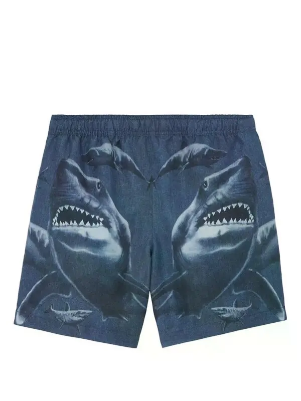 Burberry Shark-print Swim Shorts