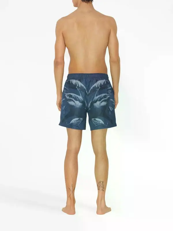 Burberry Shark-print Swim Shorts