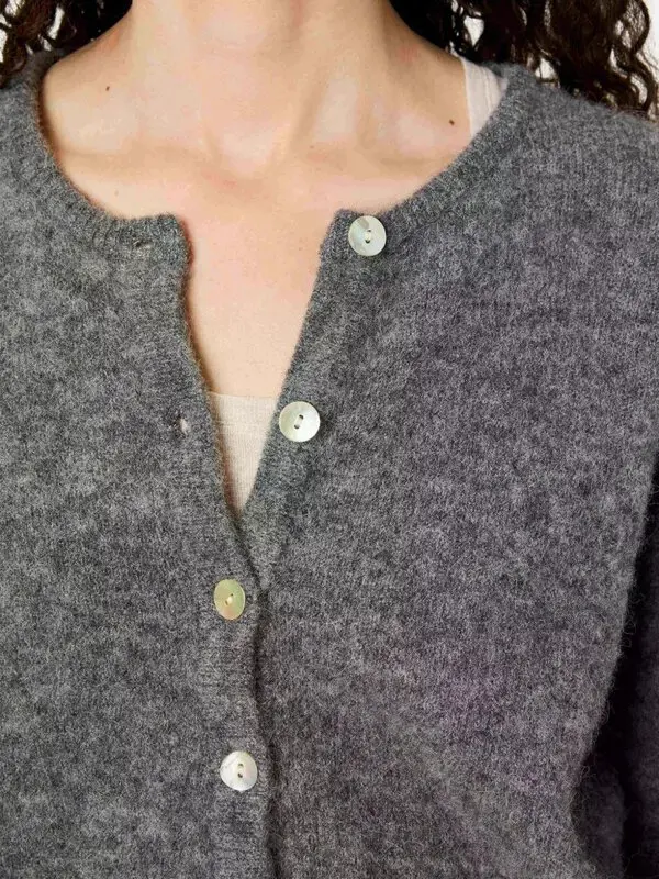 American Vintage Vitow Buttoned Cardigan - Grey