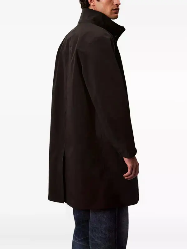 Calvin Klein Logo-detail Hooded Coat
