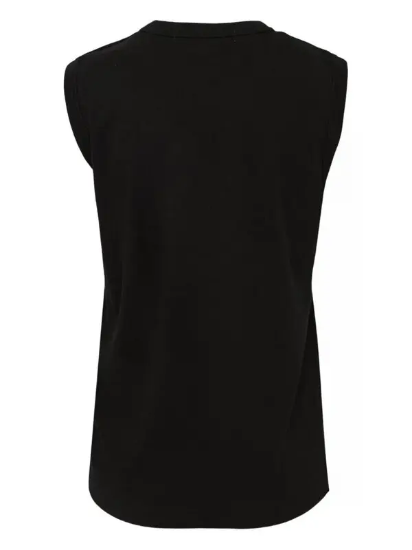 Comme Des Garçons Cotton Sleeveless Vest