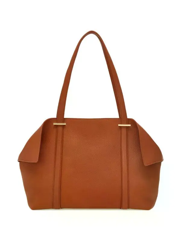 FERRAGAMO Medium Folded Leather Tote Bag