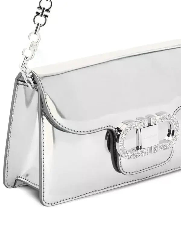 FERRAGAMO Mini Crystal-embellished Clutch