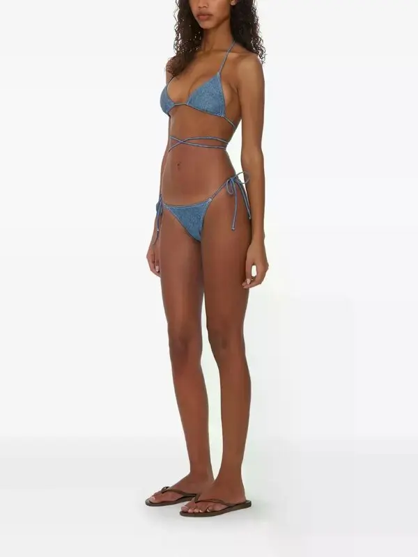 ROTATE BY BIRGER CHRISTENSEN Denim-print Bikini